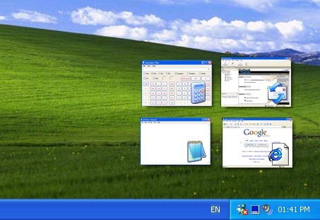 miniMIZE turns minimized windows into desktop thumbnails | Instant Fundas